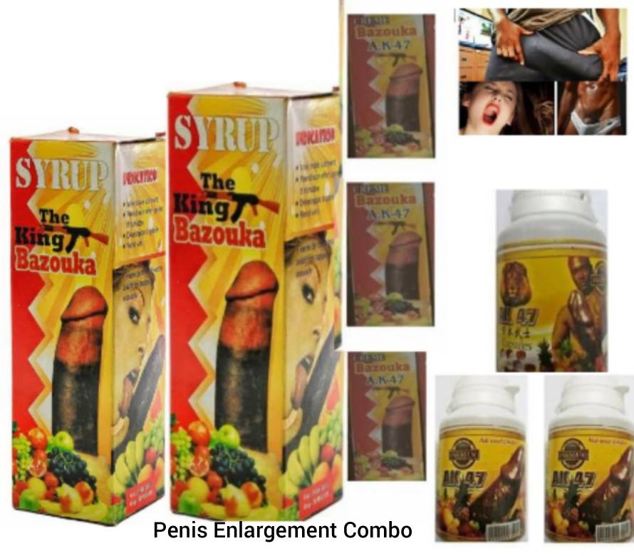 2 The King Bazouka AK47 Syrup+3 Mini Cream+ 3 Ak47 Penis Enlargement Capsule | Djoannie ...